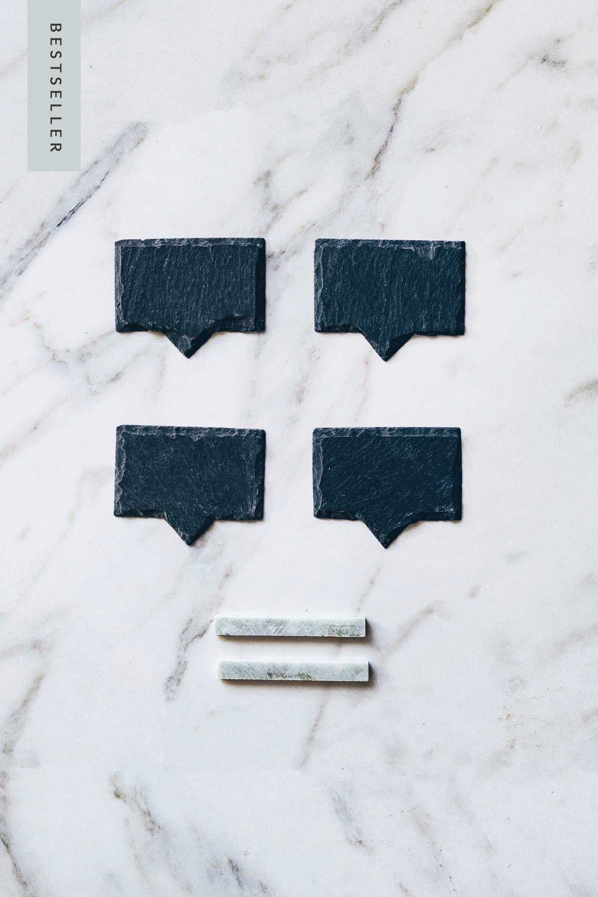 Natural Slate Cheese Markers | Shop A Cultivated Living | A Cultivated ...